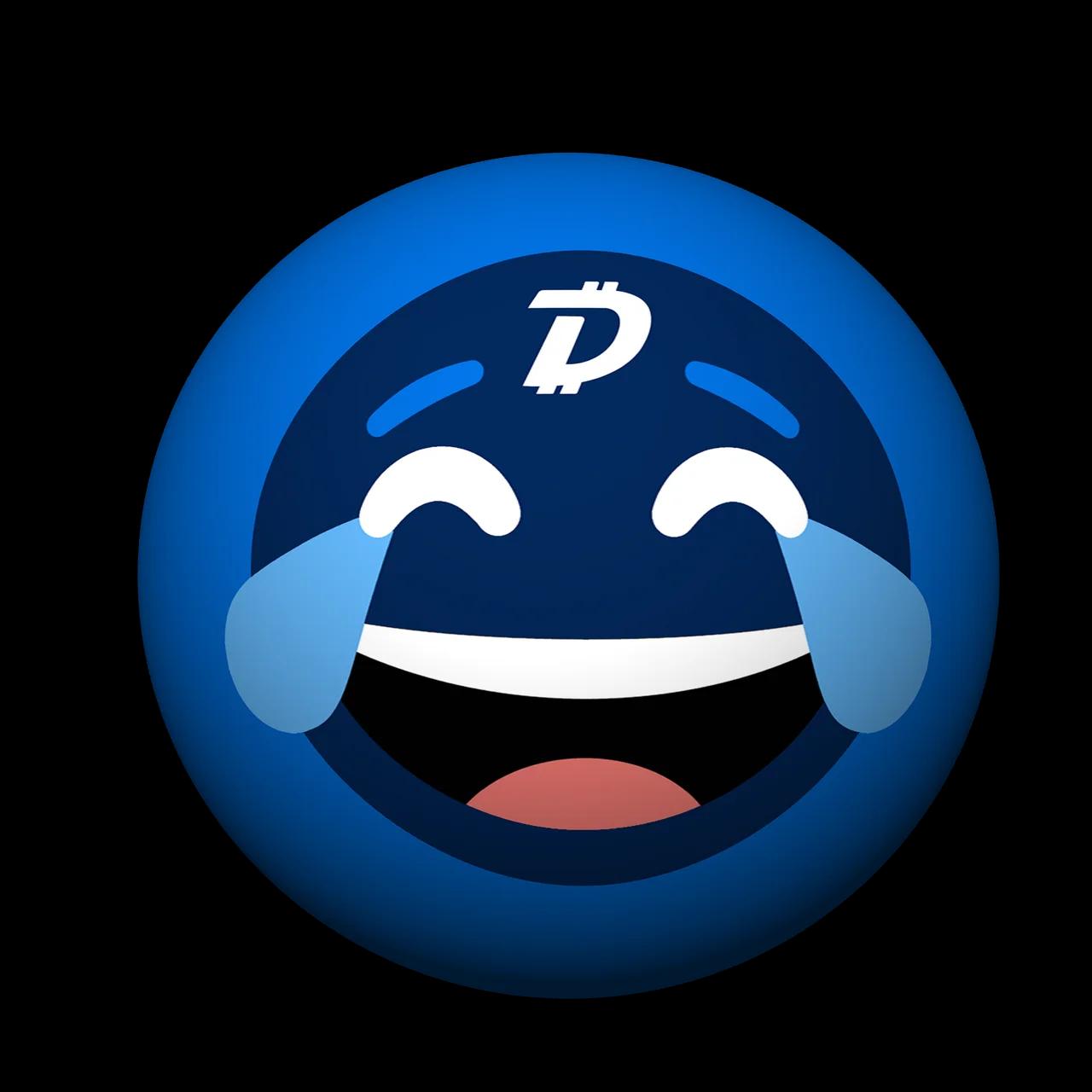 DigiByte Memes Emoji (Transparent PNG)