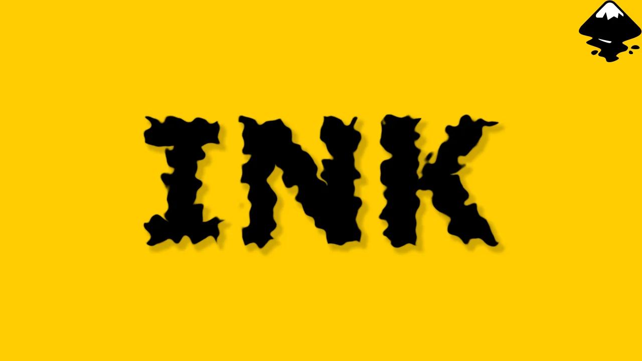 Create an Ink Text Effect in Inkscape