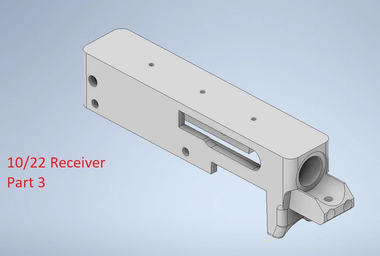 Ivan's CAD Stream No. 1: 10/22 Receiver Drawing Part 3