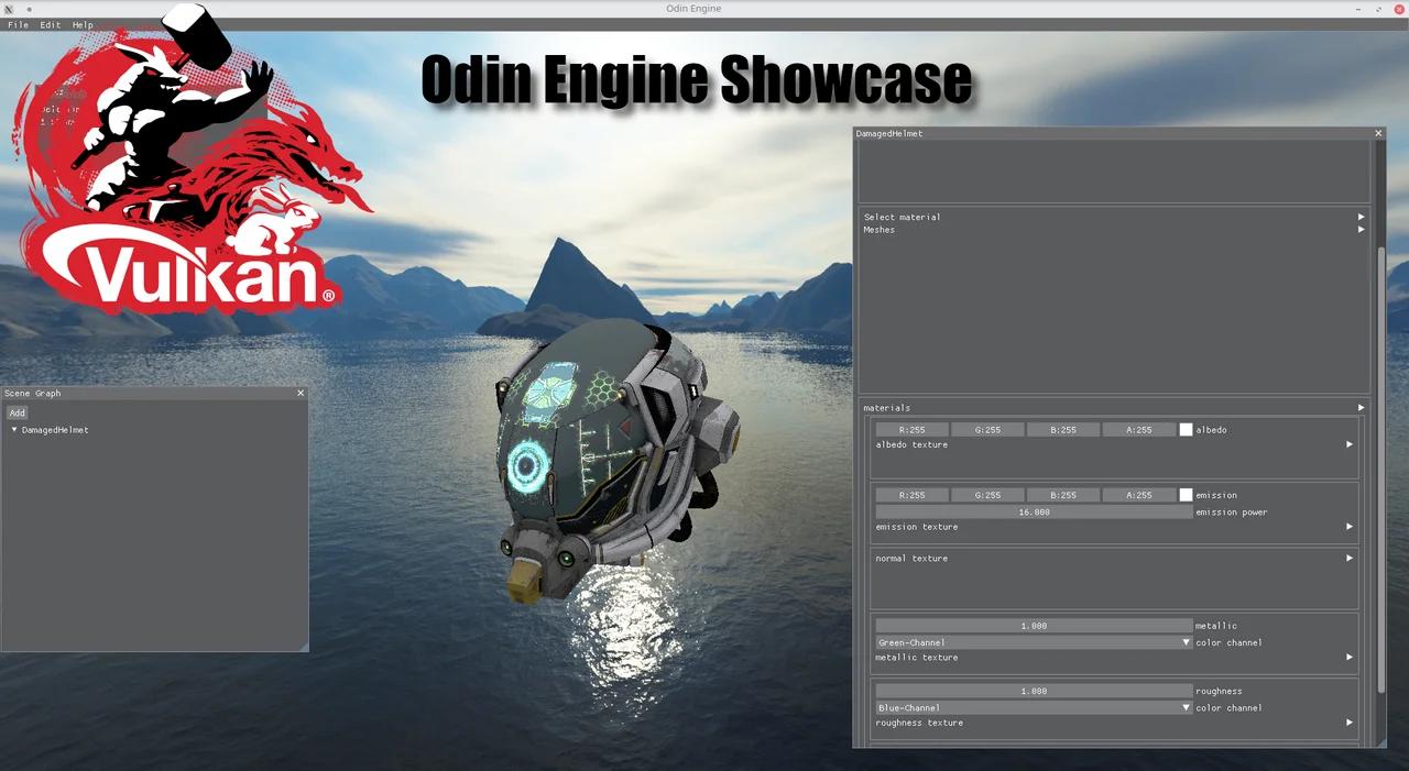 OdinEngine WIP Showcase. Vulkan based Game engine project