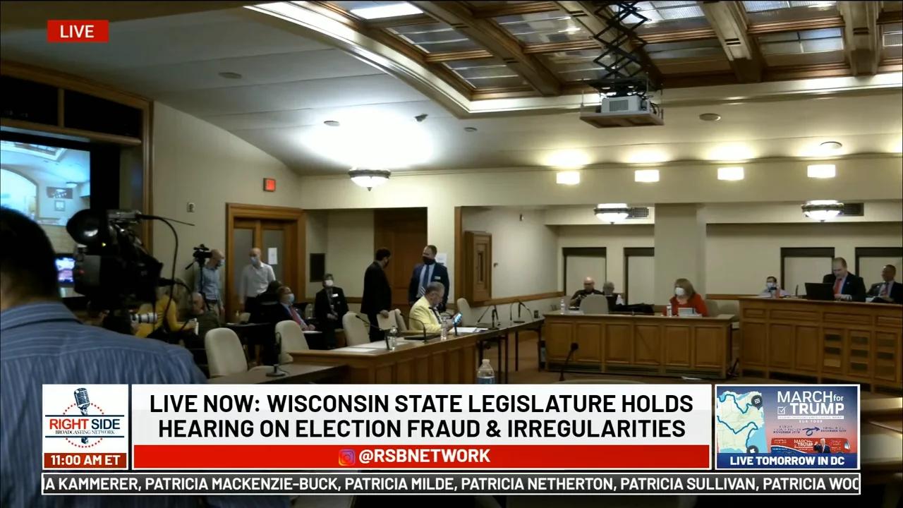 Wisconsin State Legislature Election Fraud Public Hearing December 11, 2020