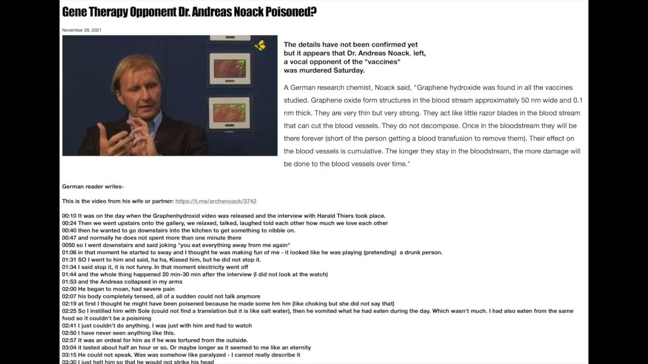 Qu’Est Il Arrivé au Dr Andreas Noack