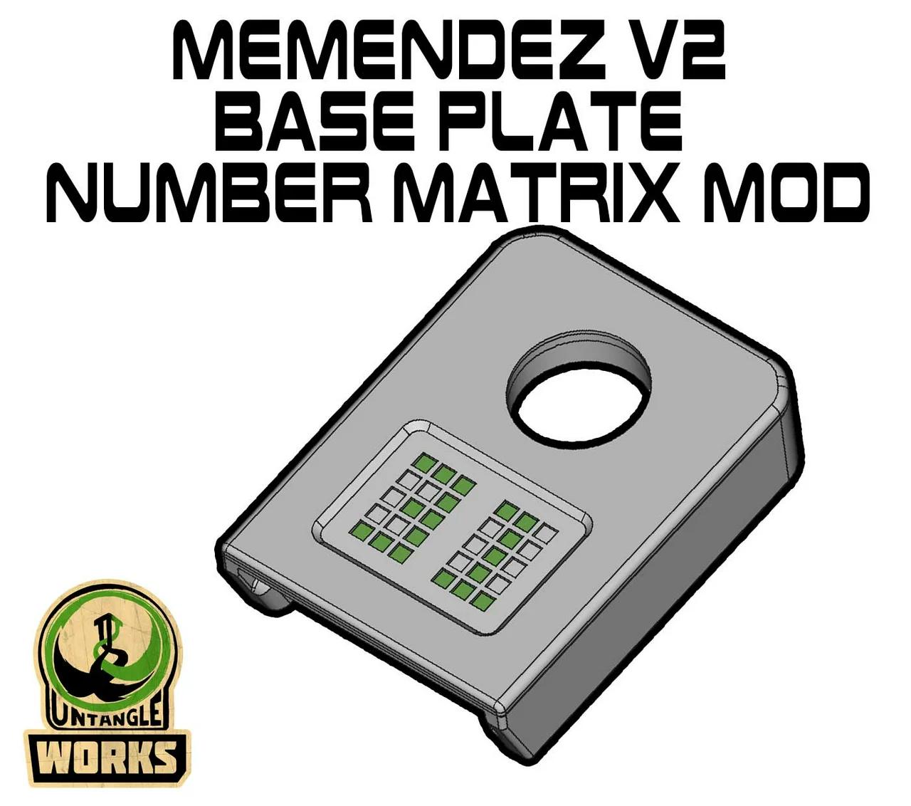 Menendez Magazine v2.0 base plate number matrix mod