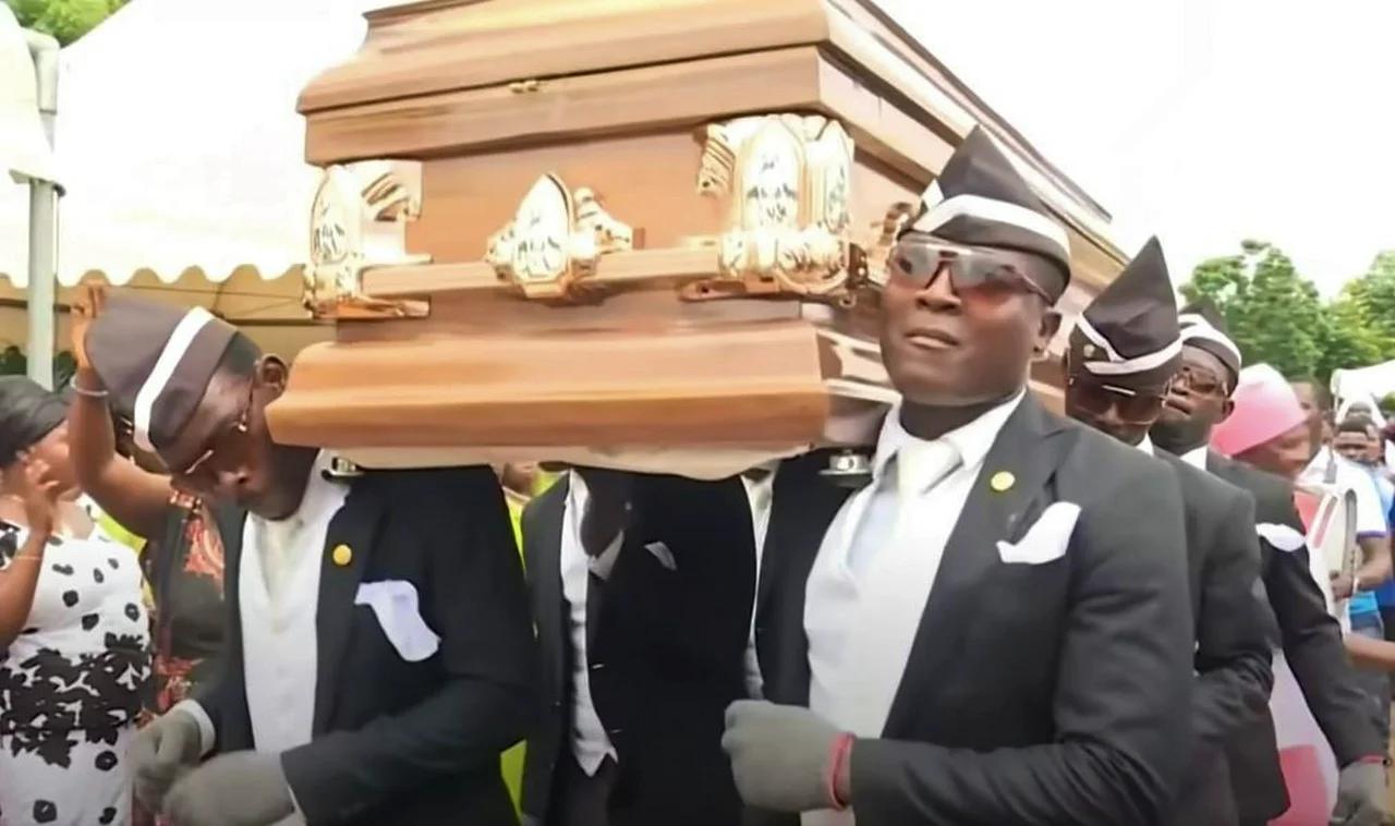 Dancing Funeral Coffin Meme