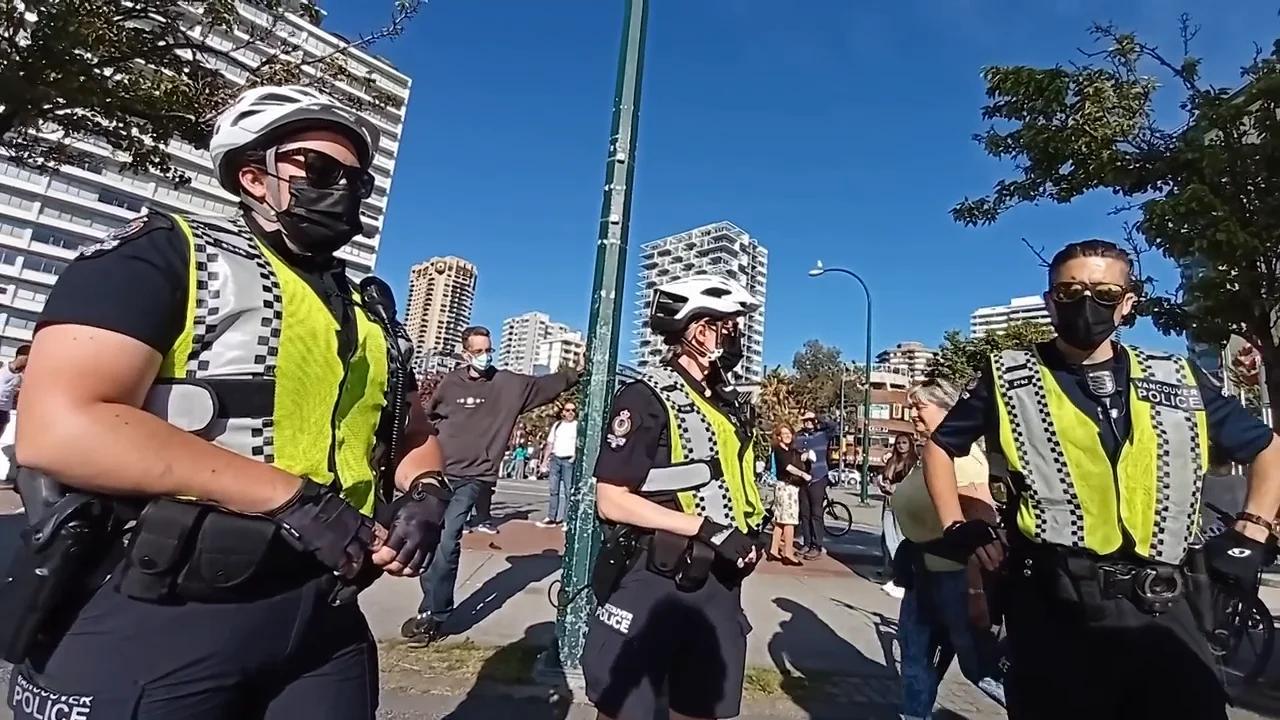 BEWITCHED CANADIAN POLICE ILLEGALLY : ARREST, ASSAULT WOMAN, ISSUE FINE, TO CHRISTIAN PREACHERS