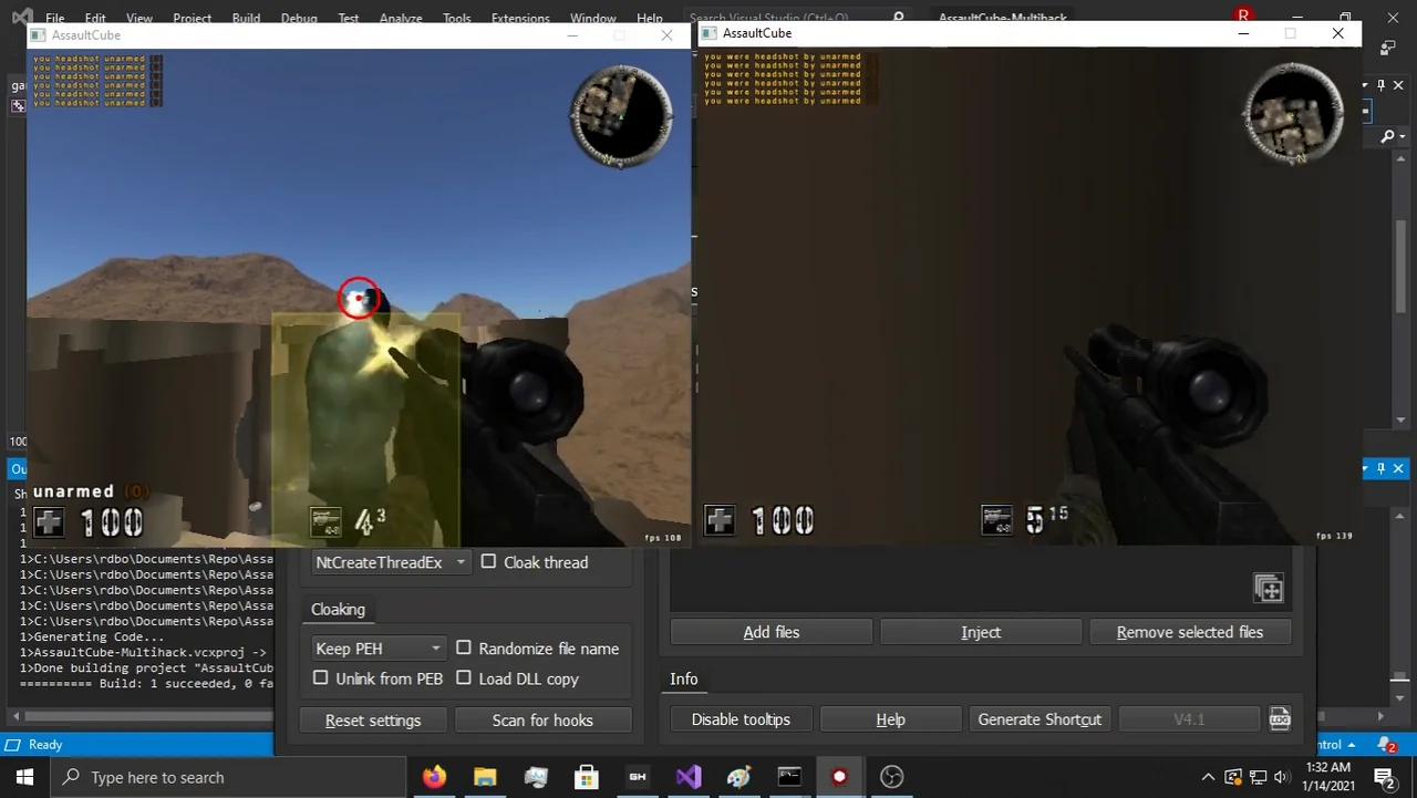 AssaultCube Multihack - v0.6 Demo