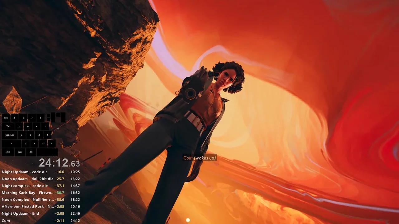 Deathloop Any% Speedrun in 24:12 PB