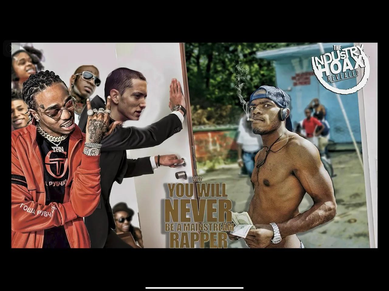 YOU WILL NEVER BE A MAINSTREAM RAPPER / GOVERNMENT PLANT MUSIC INDUSTRY