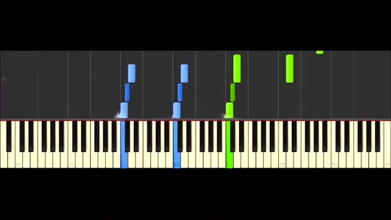 Geometry Dash - Polargiest Piano Tutorial Synthesia