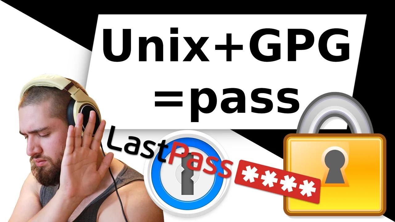 pass - The Standard Unix Password Manager