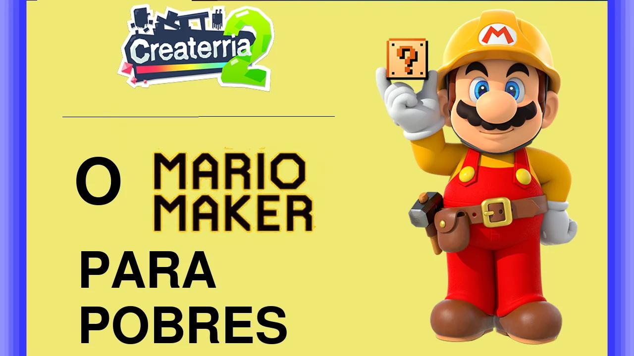 Jogo GRÁTIS Estilo Mario Maker Para Criar Suas Próprias Fases ...