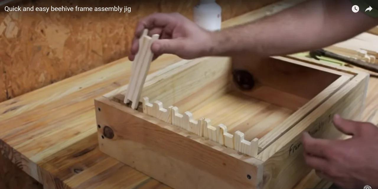 Quick and Easy Beehive Frame Assembly Jig
