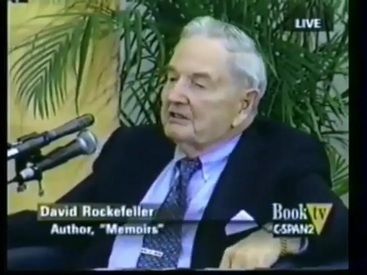 David Rockefeller, Sir Henry Kissinger & Sir Klaus Schwab
