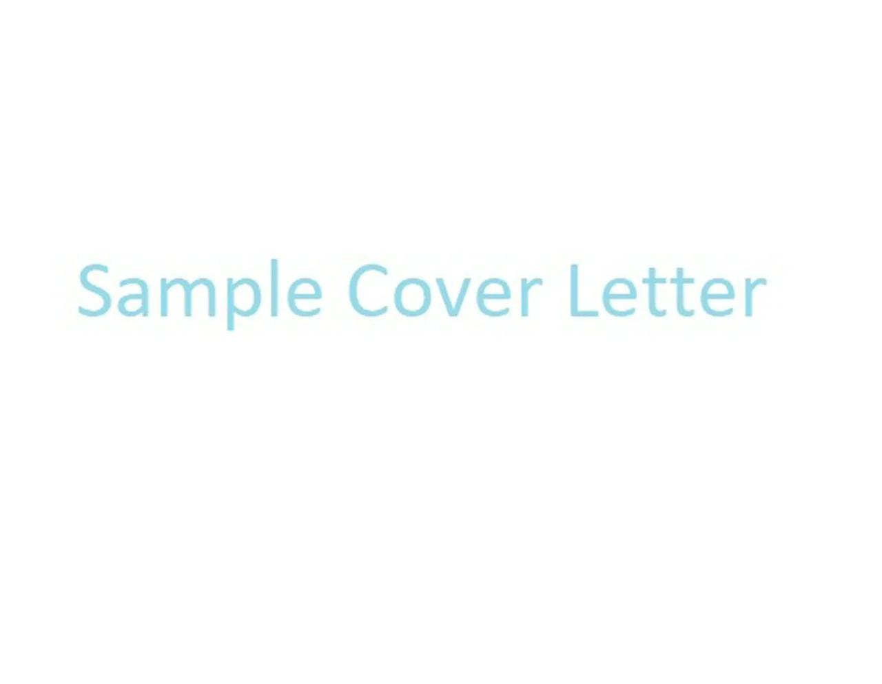 How to write a cover letter? Sample letter with guidance how to write it.