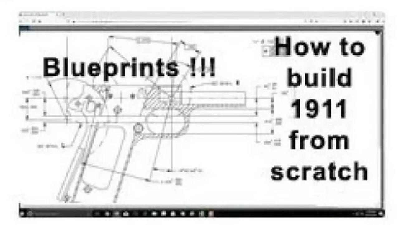 How to build complete 1911 from scratch with 1911 BLUEPRINTS or ...