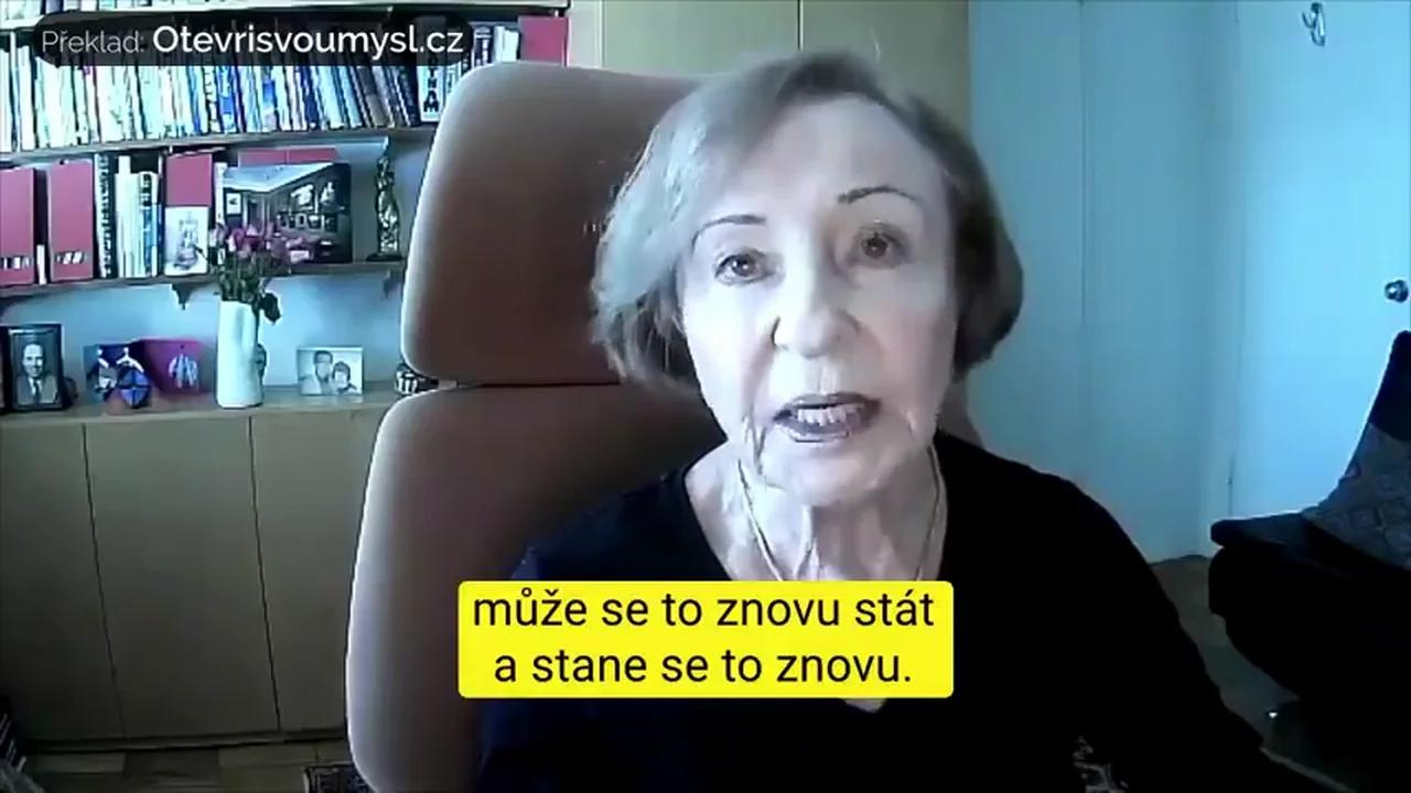 Vera Sharav Holocaust survivor SPEAKING OUT