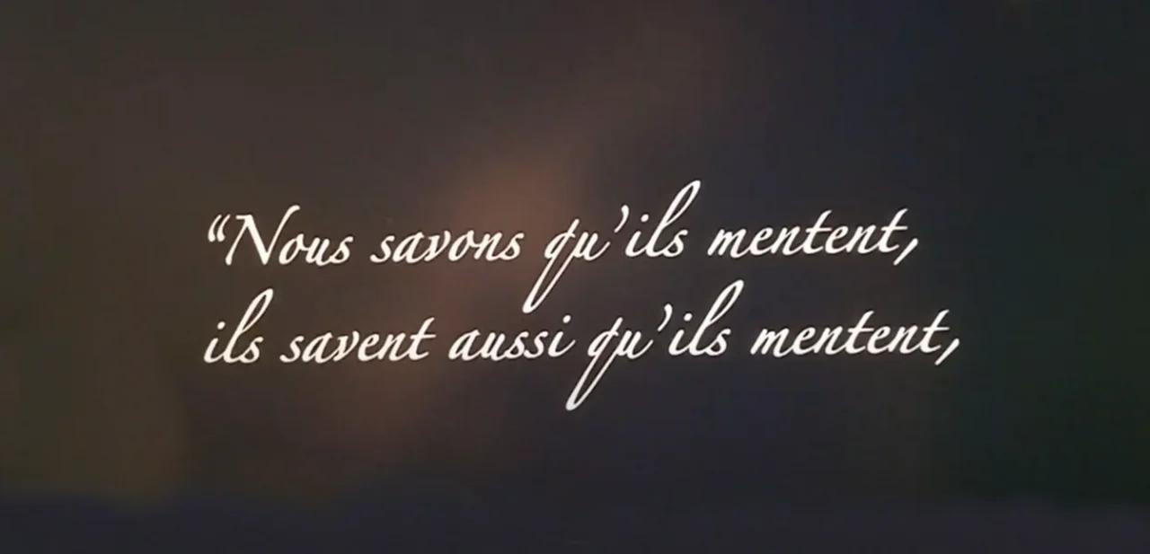 Ils savent que nous savons. "Extrait PRIMUM NON NOCERE - Le Film bande ...
