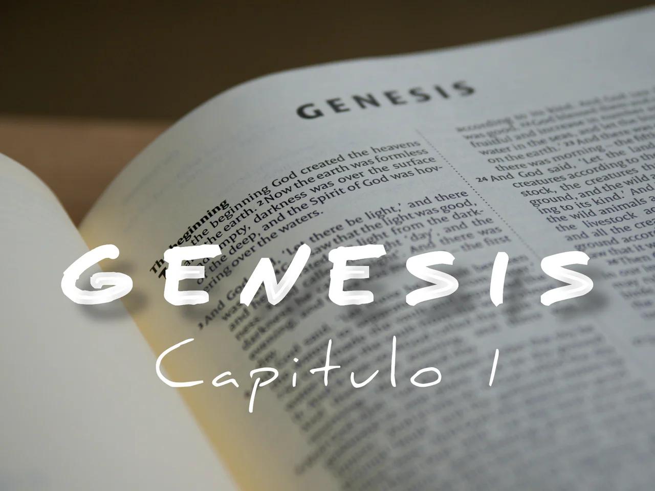 Biblia Hablada, Genesis Capitulo 1