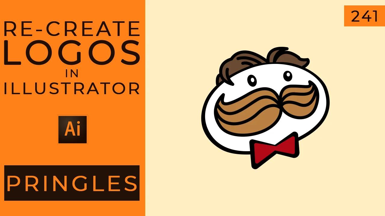 Re-create the Pringles logo in Adobe Illustrator
