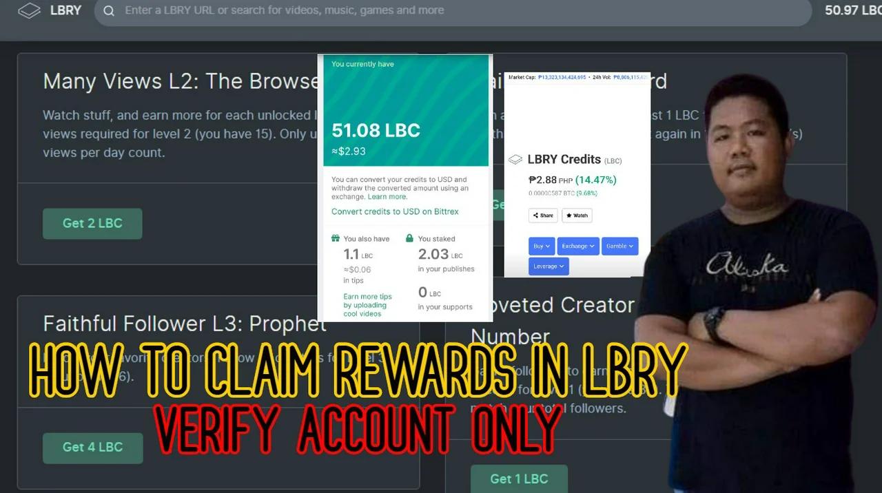 How to claim your rewards in LBRY