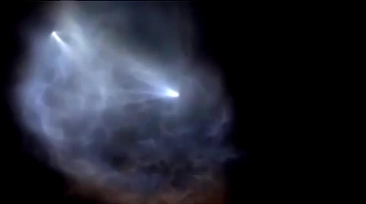 Extremely strange in night sky