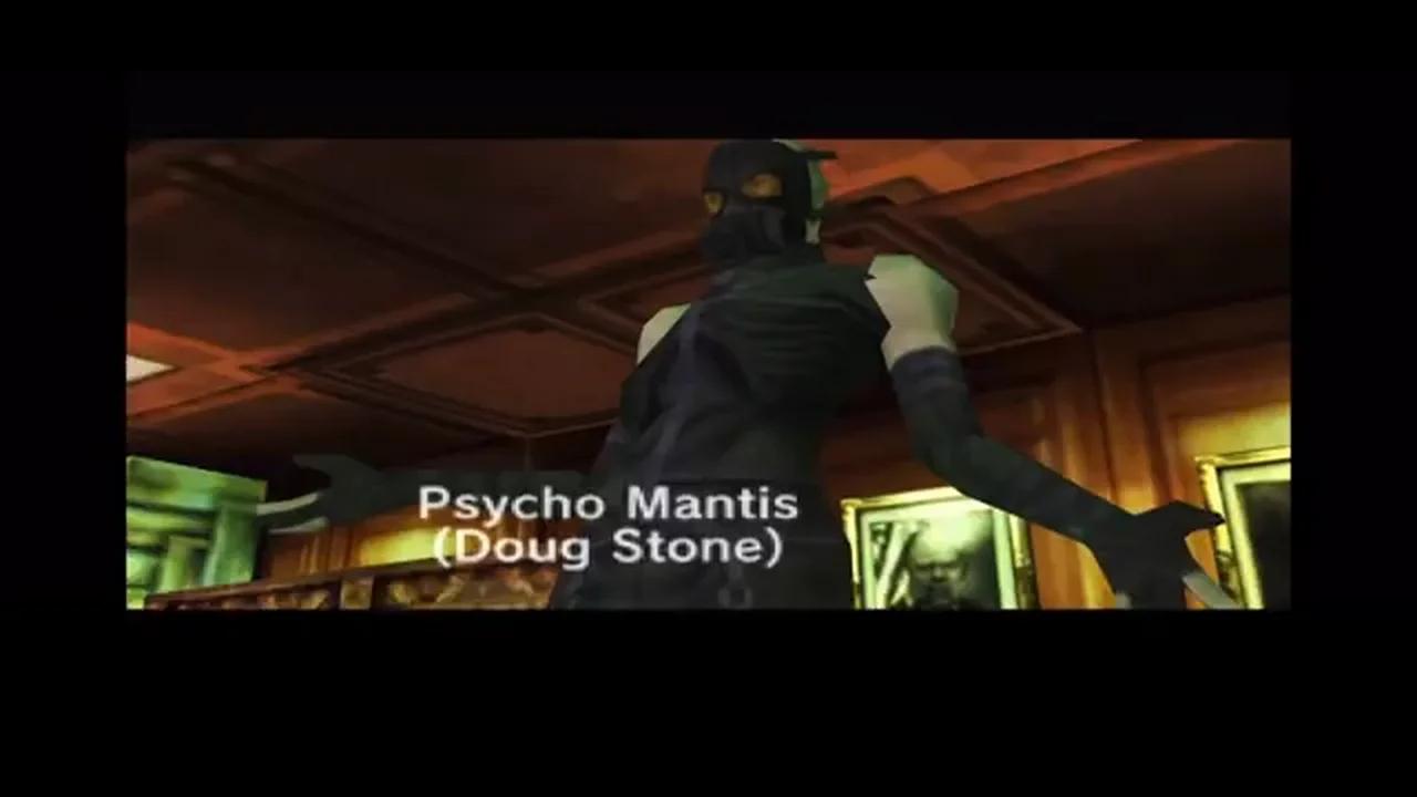Psycho Mantis reads Snake's Memory Card