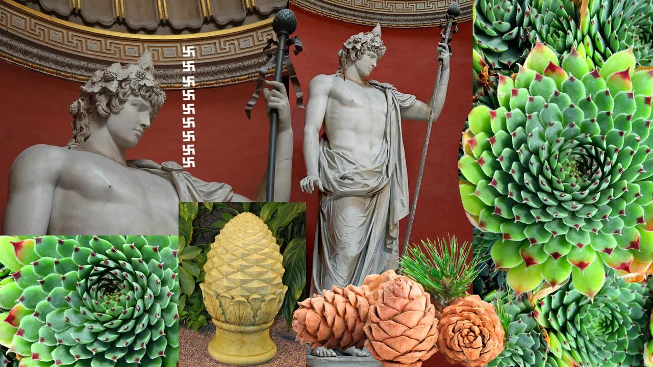 Bacchus and his thyrsus