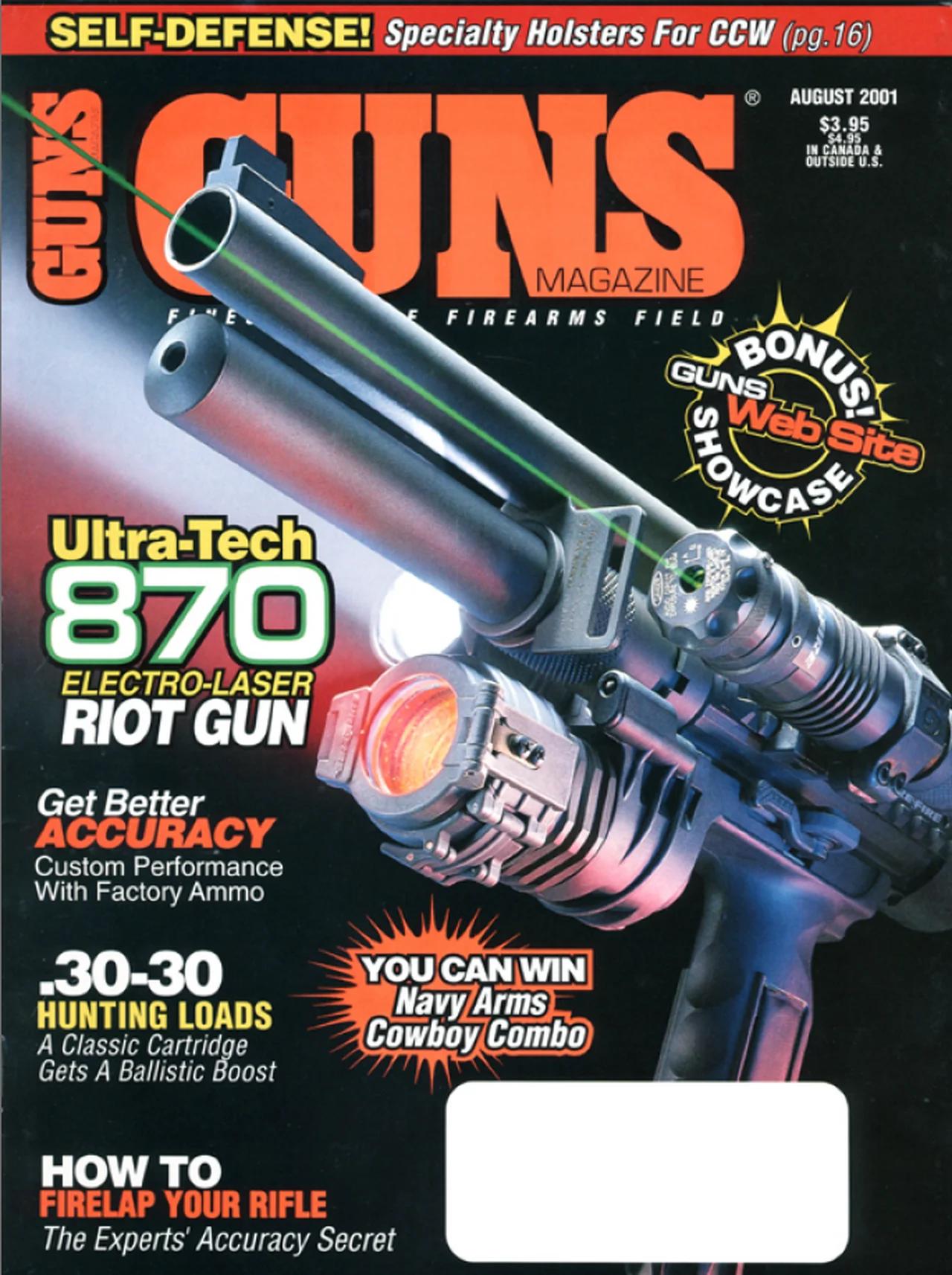 GUNS Magazine August 2001