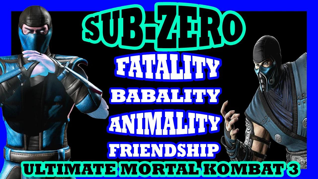 como hacer la [FATALITY DE SUB ZERO] umk3 (snes) arcade