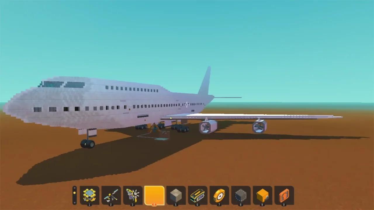 Boeing 747 in Scrap Mechanic
