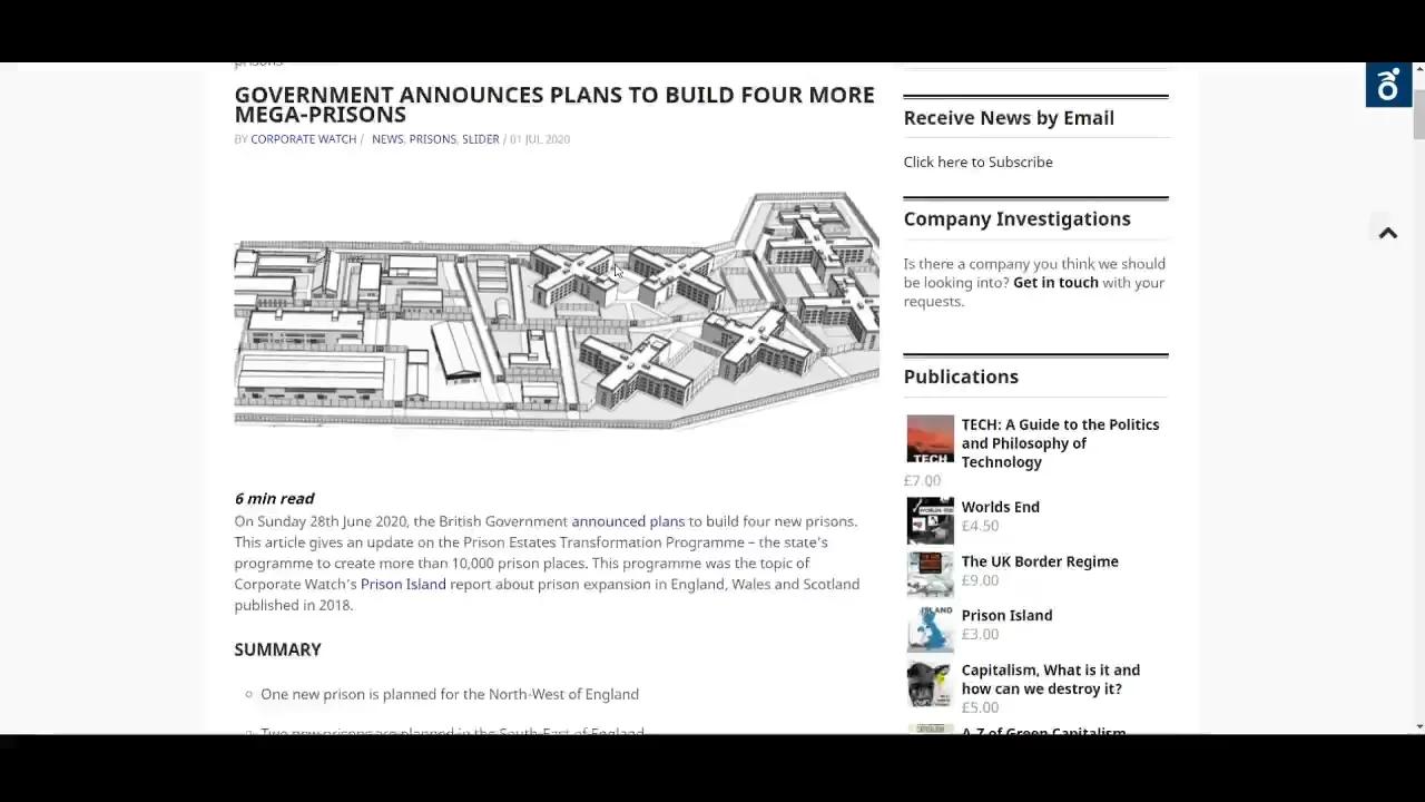 UK Prison Town/Mega Prison - Prison towns built next to crematoriums