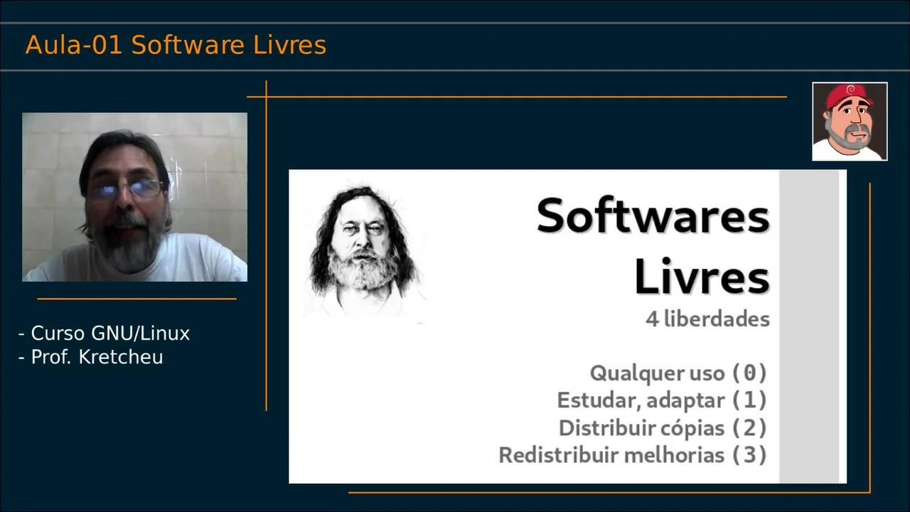 Curso GNU Linux - Aula 01 - Softwares Livres