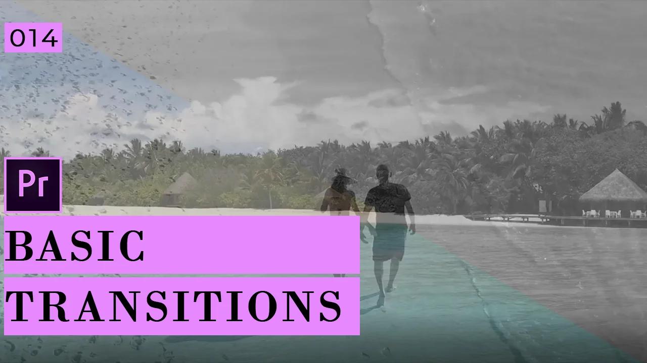 The basics of transitions in Premiere Pro