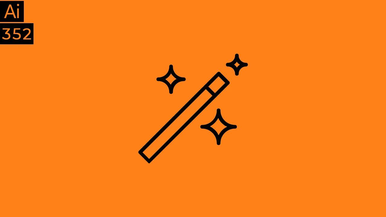 How to use the magic wand tool in Adobe Illustrator