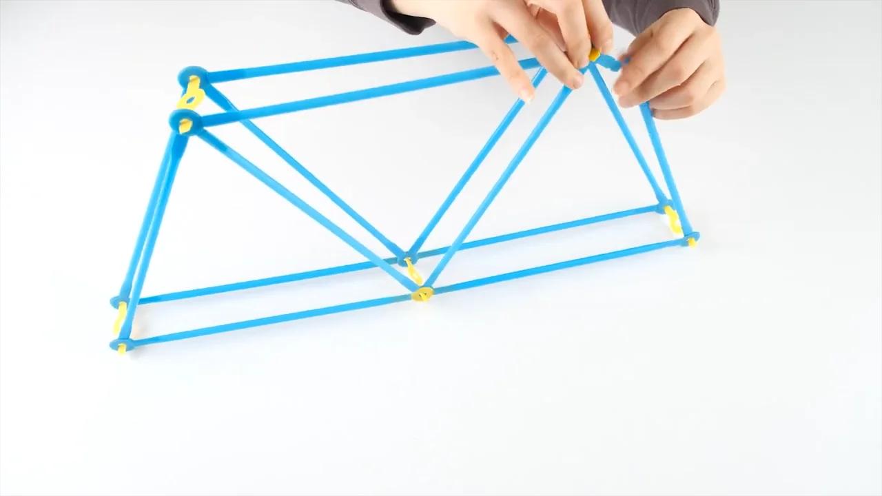 How to Build a Truss Bridge - Strawbees