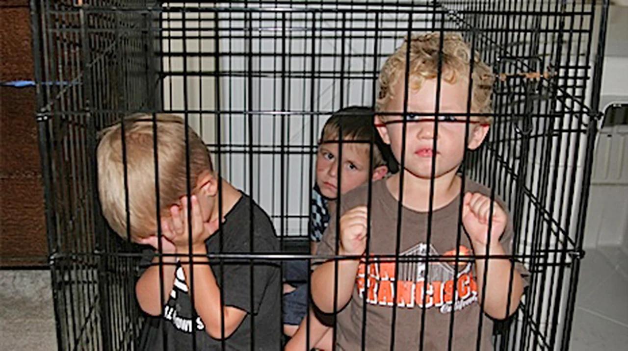 Covid Cages For Kids? Made To Look Like Staring At Prison Bars? More ...
