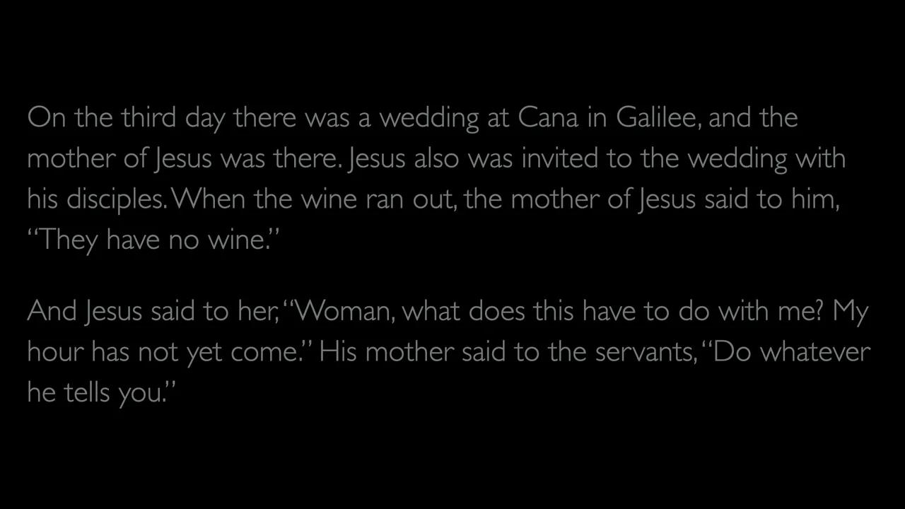 The Gospel of John - Chapter 2