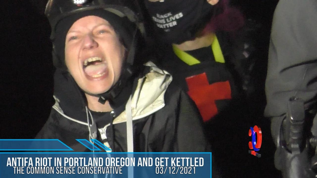 The Wheeled Brigade Gets Kettled In Portland Oregon