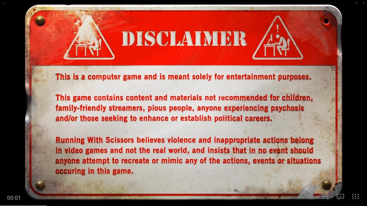 Postal 4 RWS Warning Splash-screen 7k upscale