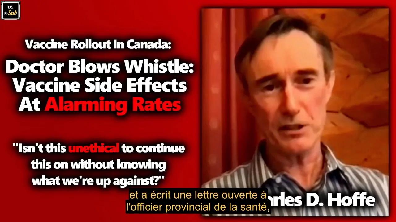 Dr Charles Hoffe sur les effets secondaires des vaccins, interview et ...
