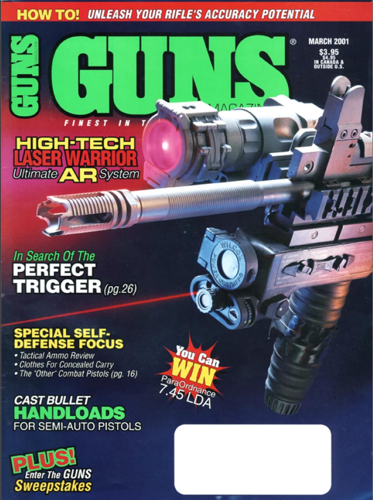 GUNS Magazine March 2001