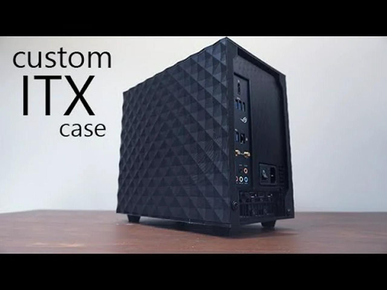 CLEAN CUSTOM MINI ITX CASE BUILD | 3D Printed