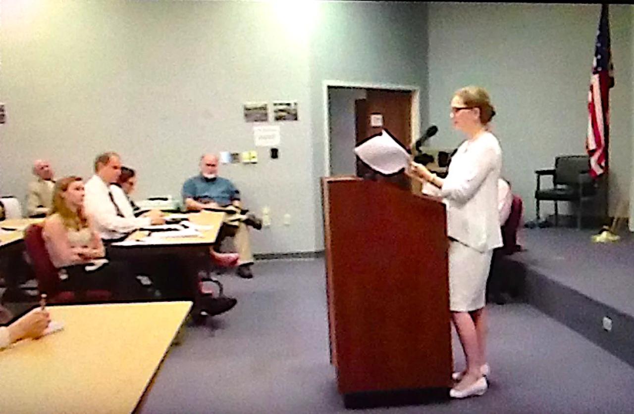 reading aloud to the Georgia Environmental Protection Division in Atlanta