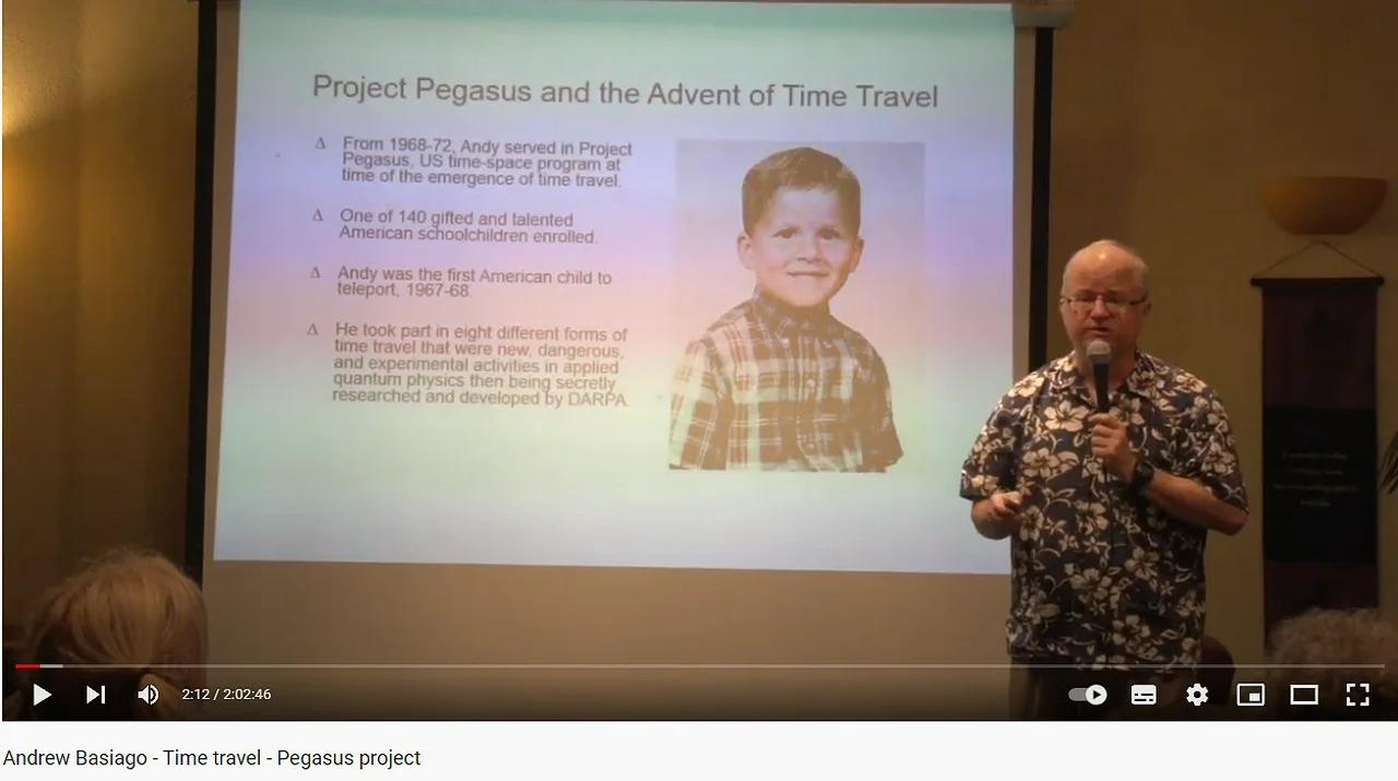 Andrew Basiago - Time travel - Pegasus project..