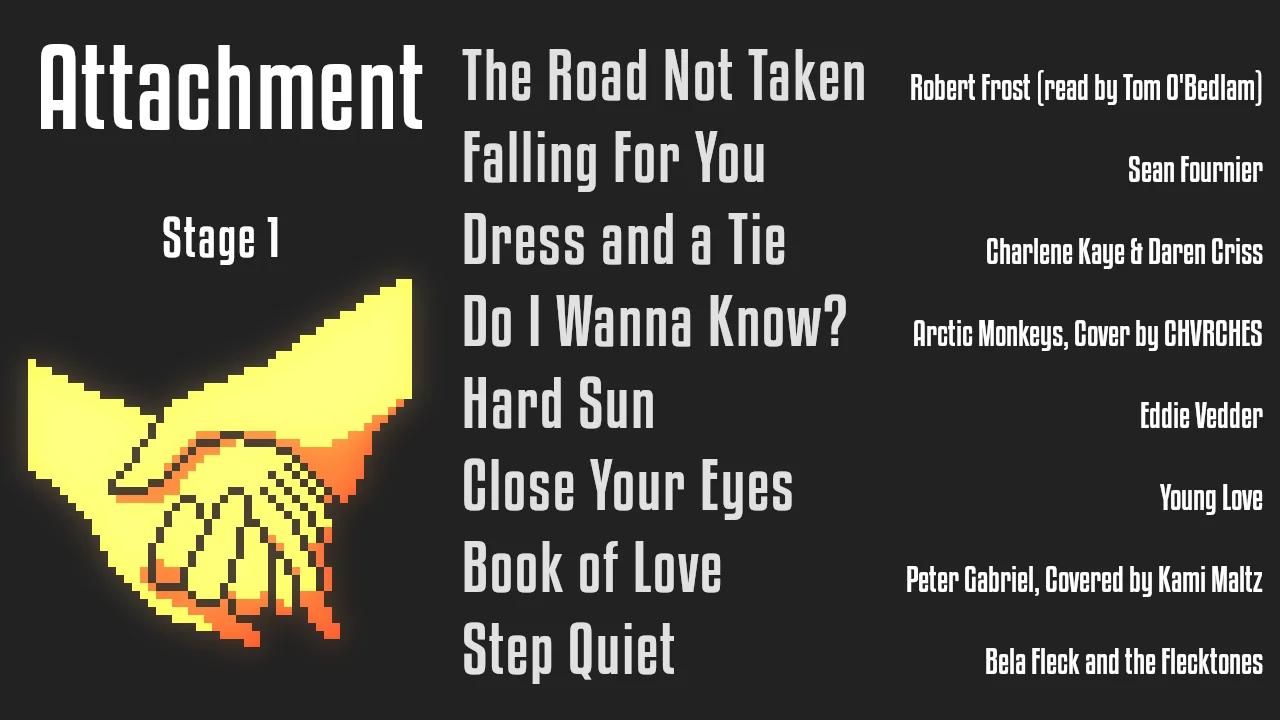 Attachment, Stage One (Draft)