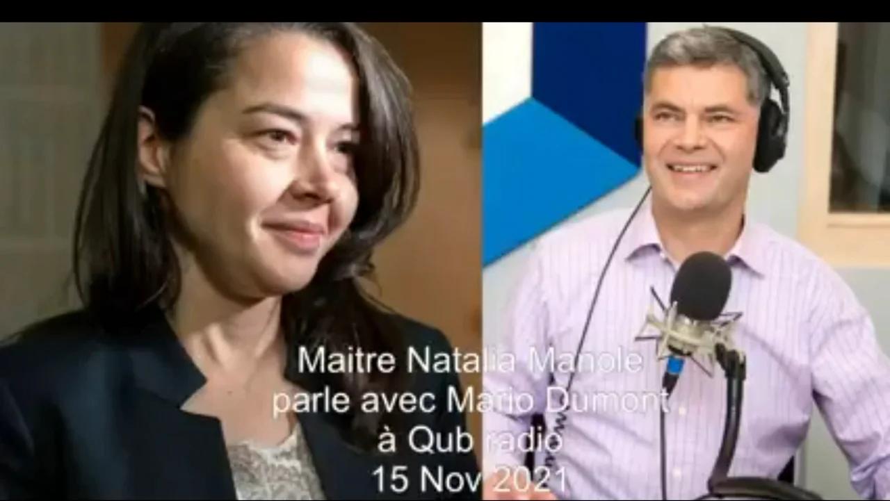 Natalia Manole avec Mario Dumont
