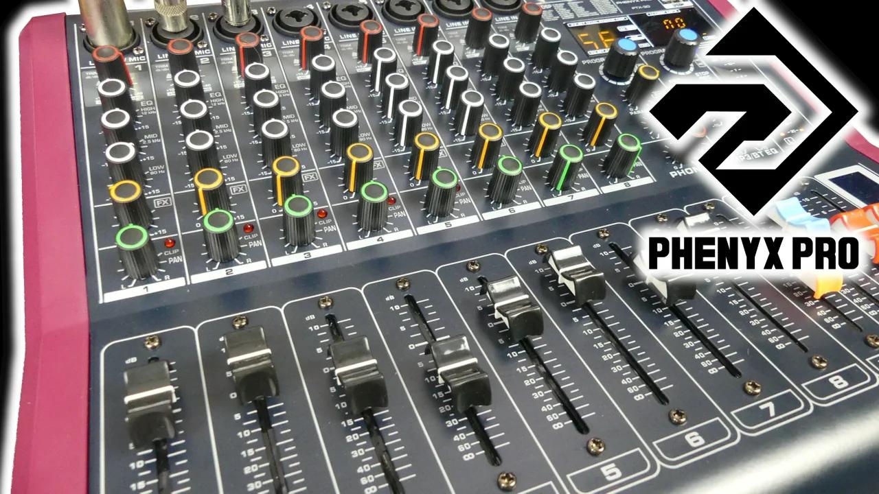 The BEST Budget Mixer?! 8 Balanced Mono Channels with Faders. Phenyx ...