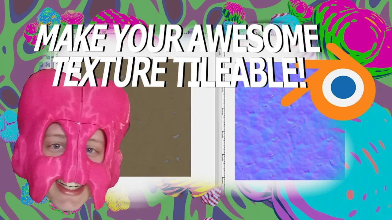 Easily Make Textures Seamless in Gimp+Blender