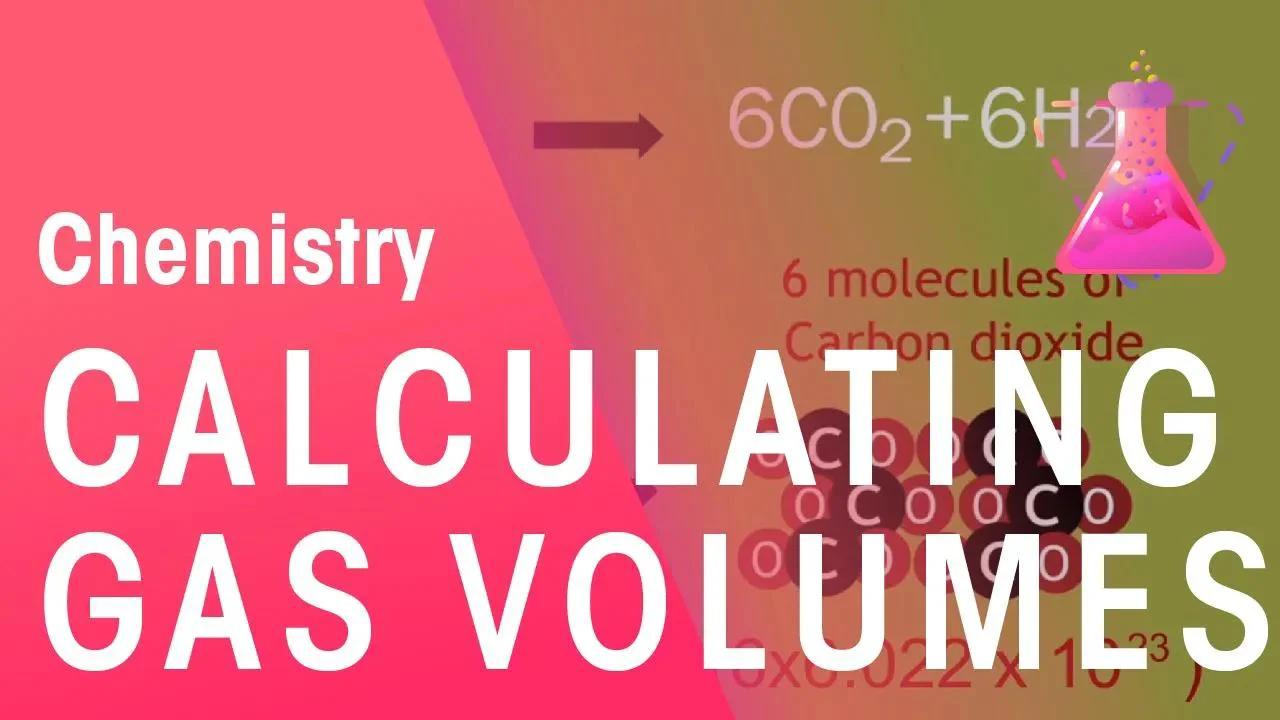 How To Calculate Gas Volumes | Chemical Calculations | Chemistry | FuseSchool