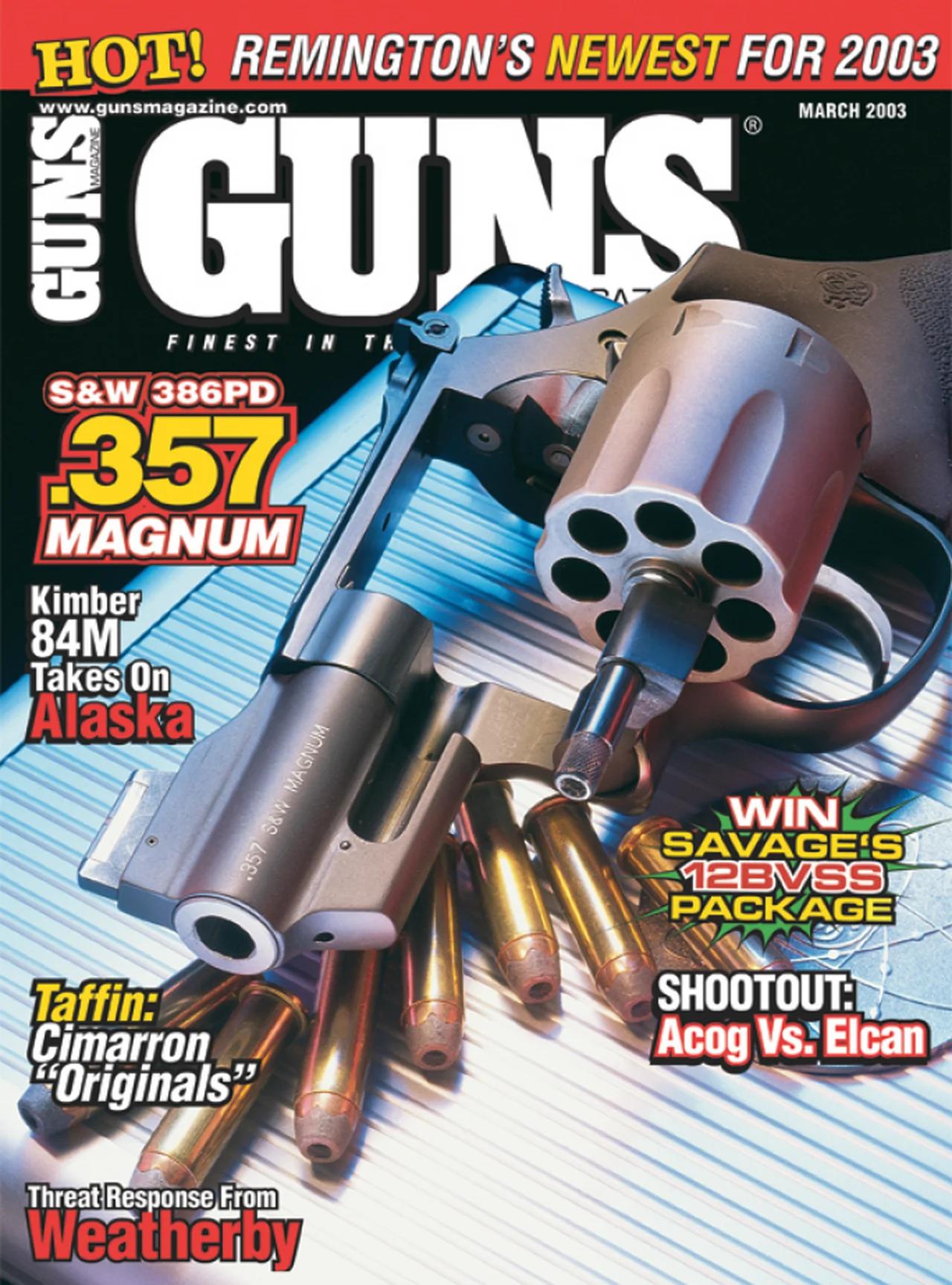 GUNS Magazine March 2003